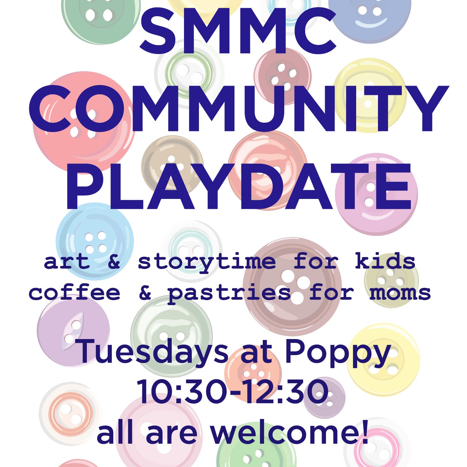 Community Playdate at Larkspur Every Tuesday – Poppy Marché