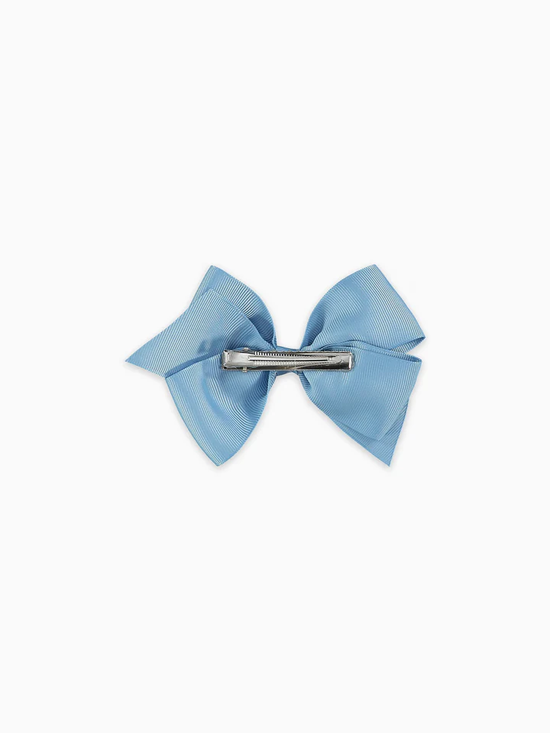 girls big bow clip dusty blue - La Coqueta | Poppy Store – Poppy Marché