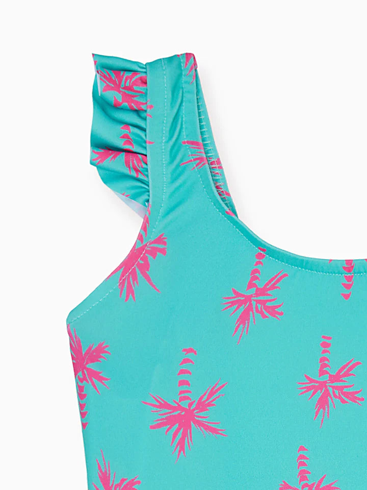 elena palm tree swimsuit – Poppy Store