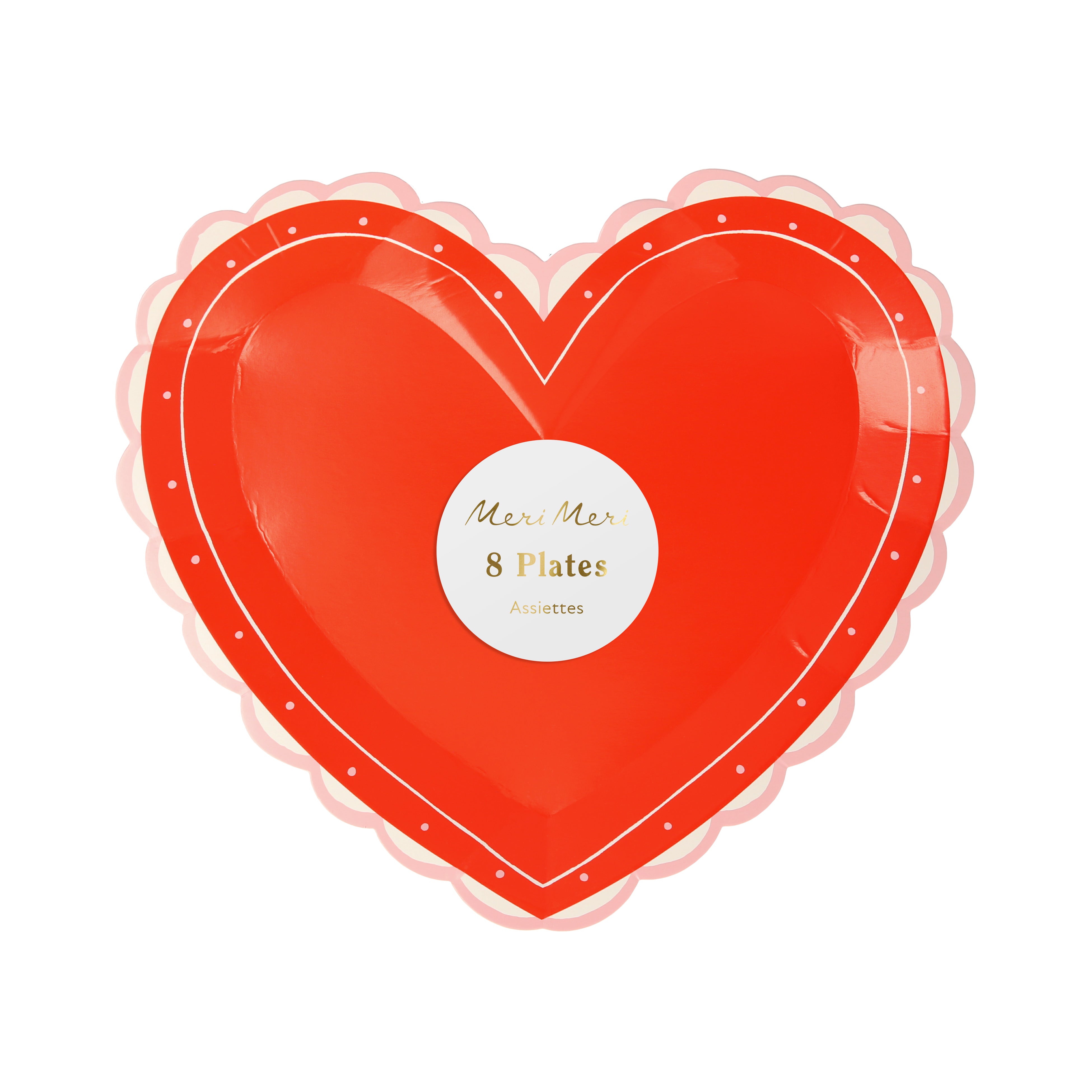 small lacy heart plates - Meri Meri | Poppy Store