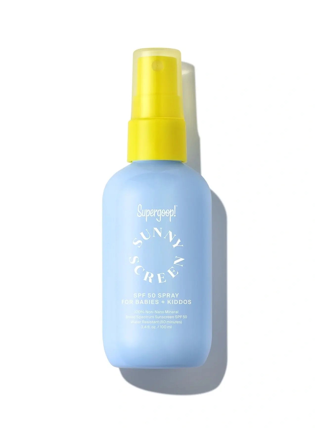 sunnyscreen 100% mineral spray SPF 50 – Poppy Store